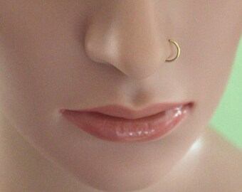 Faux nose ring | Etsy