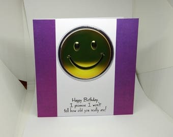 Smiley face card | Etsy