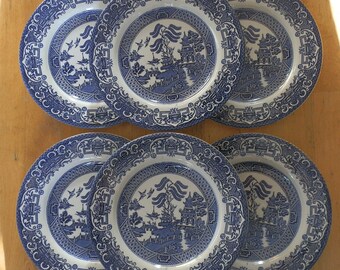 Willow pattern plate | Etsy
