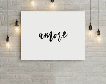 Amore print | Etsy