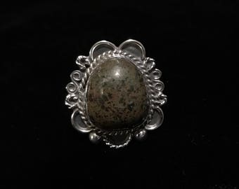 Olive green stone | Etsy