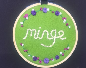 Swear embroidery | Etsy