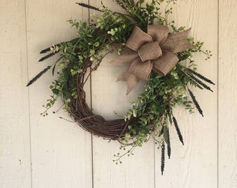 Minimalist wreath | Etsy