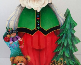 Christmas Santa and friends clip art set