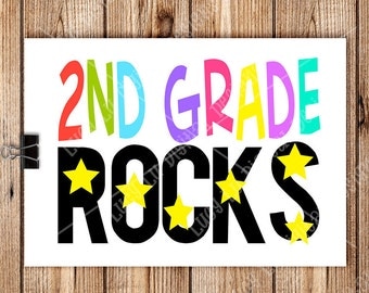 2nd grade rocks | Etsy