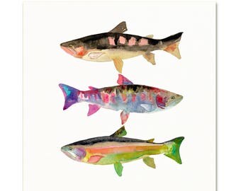 Fish wall art | Etsy