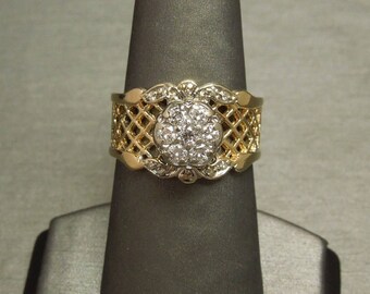 Basket weave ring | Etsy