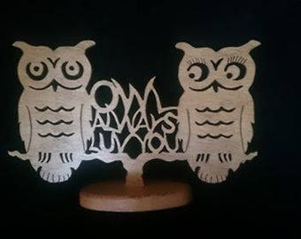Scroll saw owl | Etsy