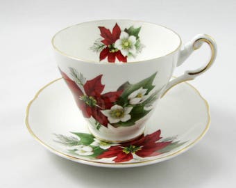 Christmas tea cup | Etsy