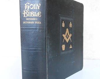 Masonic bible | Etsy