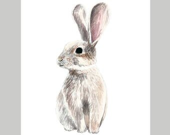 Whimsical rabbit | Etsy
