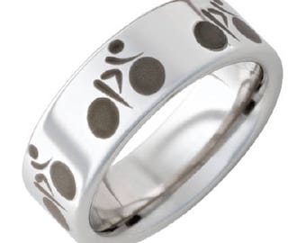 Biker wedding rings | Etsy