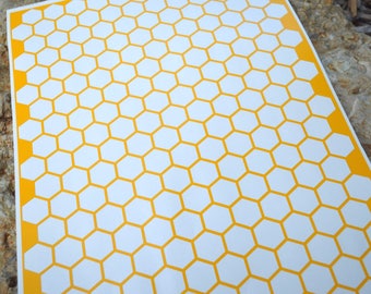 Honeycomb stencil | Etsy