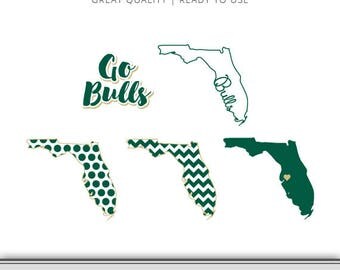 Usf bulls | Etsy
