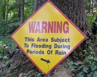 Vintage warning sign | Etsy