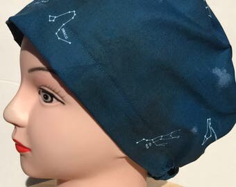 Scrub Hat Sewing Pattern DIY Reversible Lined Surgical Scrub