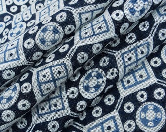 Printed burlap fabric | Etsy