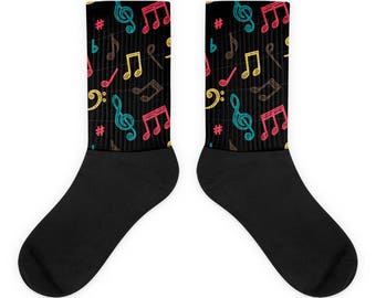 Music socks | Etsy