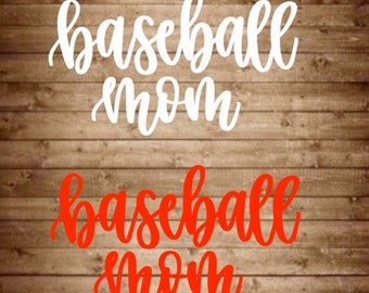 Baseball mom decal | Etsy