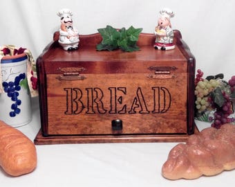 Farmhouse bread box | Etsy