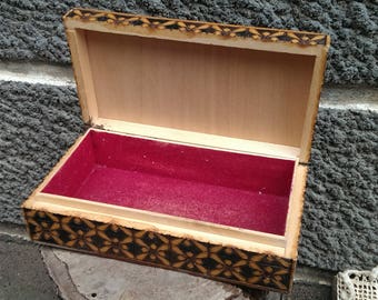 Hand decorated box | Etsy