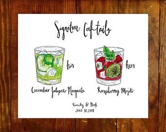 Cocktail hour sign | Etsy