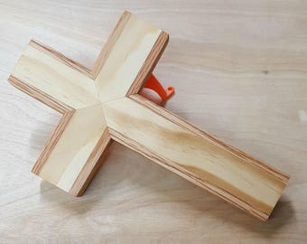 Wooden wall cross | Etsy