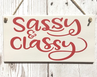 Sassy signs | Etsy