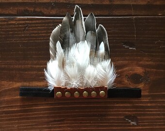 Feather headband | Etsy
