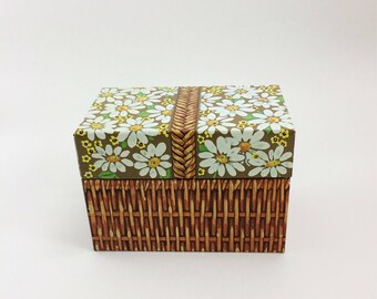 Retro recipe box | Etsy