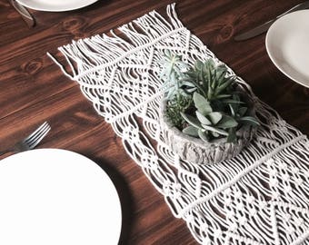 Macrame table | Etsy