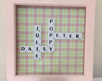 Scrabble art | Etsy