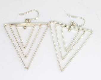 Vintage 80s earrings | Etsy