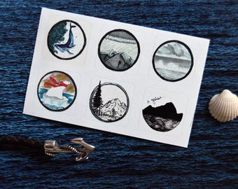 Indie stickers | Etsy