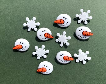 Christmas buttons | Etsy