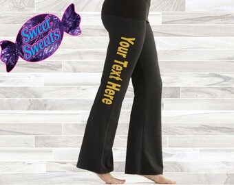 Custom yoga pants | Etsy