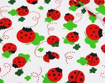 Ladybug fabric | Etsy