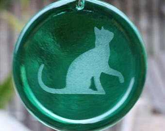 Cat suncatcher | Etsy