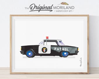 Police wall art | Etsy