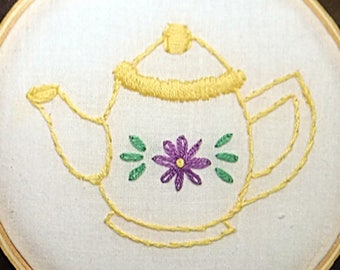 Flowers in teapot | Etsy