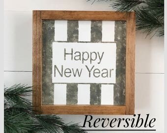 Happy new year sign | Etsy