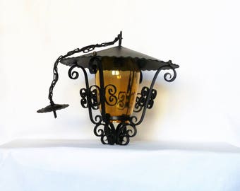 Wrought iron lamp | Etsy