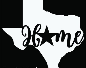 Texas vinyl decal | Etsy