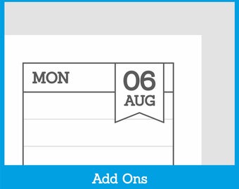 Matching Invitation Insert Add On Printable