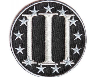 Roman numeral patch | Etsy