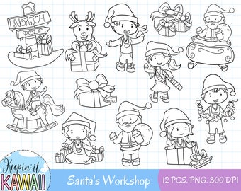 Santa workshop | Etsy
