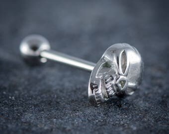 Skull piercing | Etsy