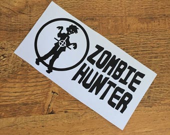 Zombie Hunter Family Sticker Decals