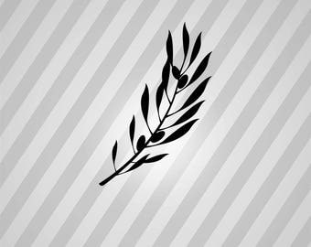 Olive branch clipart | Etsy