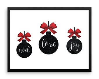 Christmas wall art | Etsy